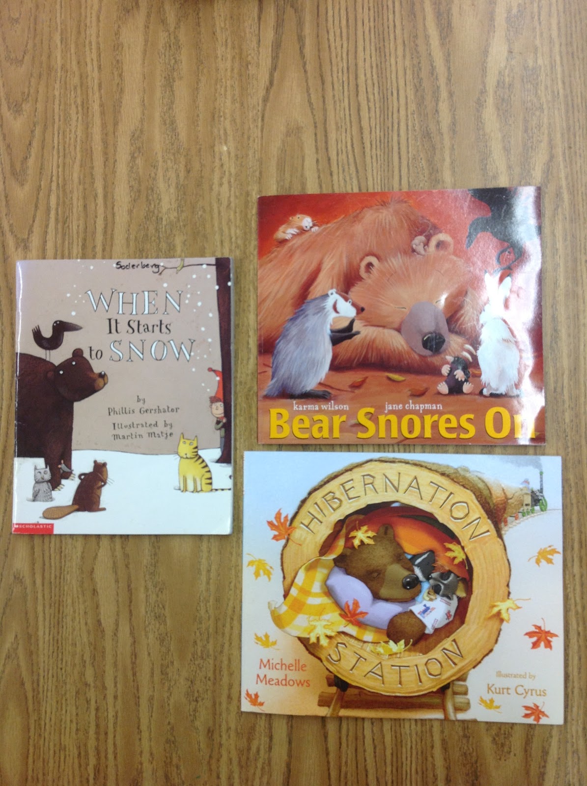 Hibernating Bears - Apples & ABC's