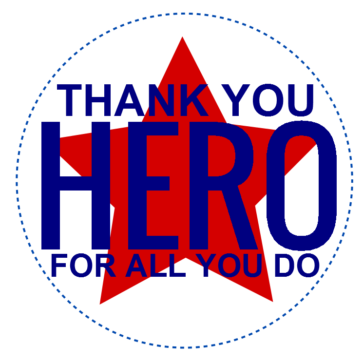 Jess Crafts: Thank You Hero