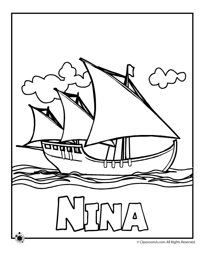 Columbus Day Coloring Pages | Classroom Jr. | Columbus day, Coloring ...