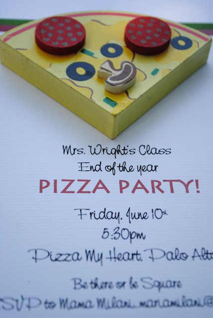 Jac o' lyn Murphy: End of the Year Pizza Party...