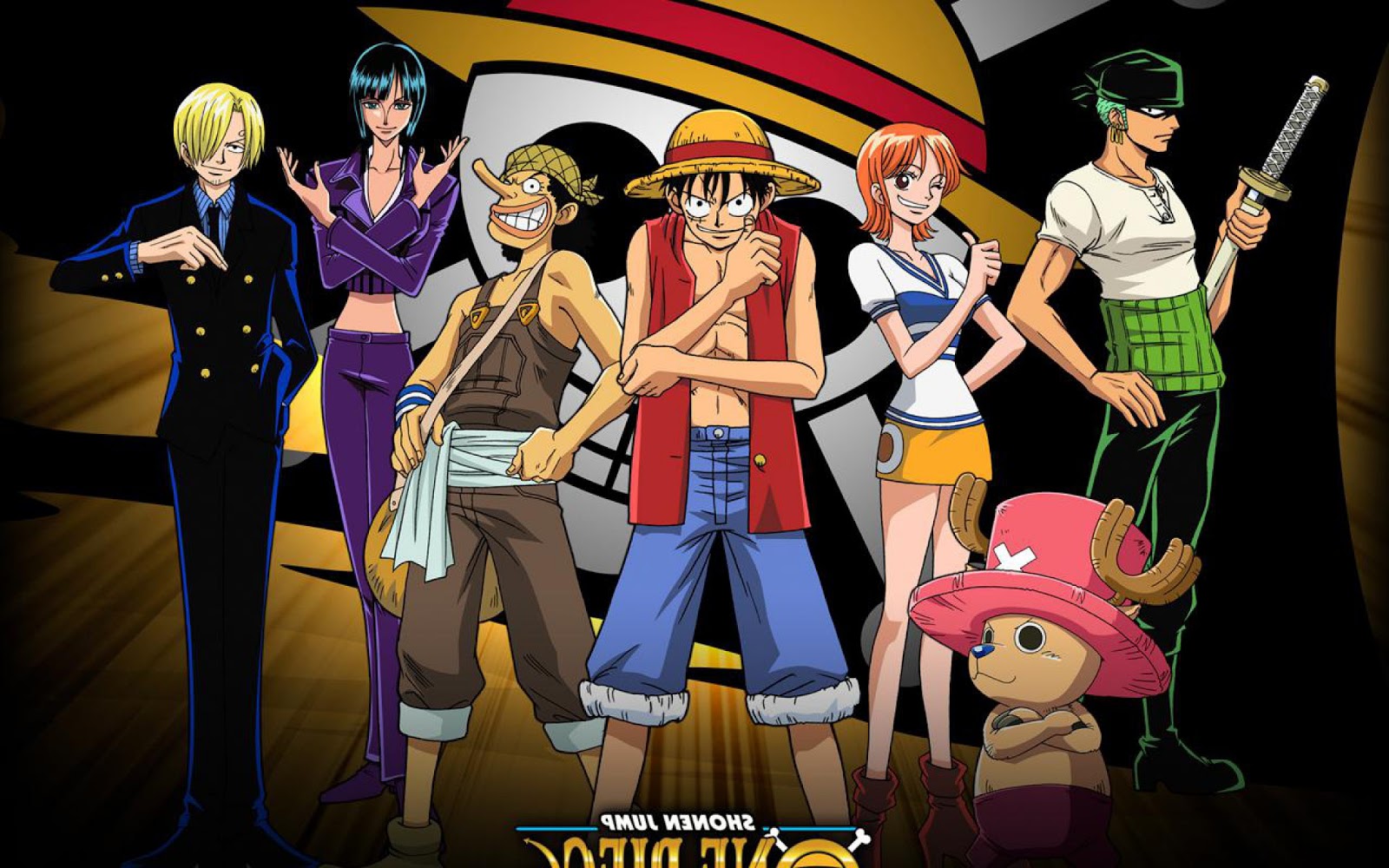 Luffy Old Team 1 Wallpaper | Walpaper One