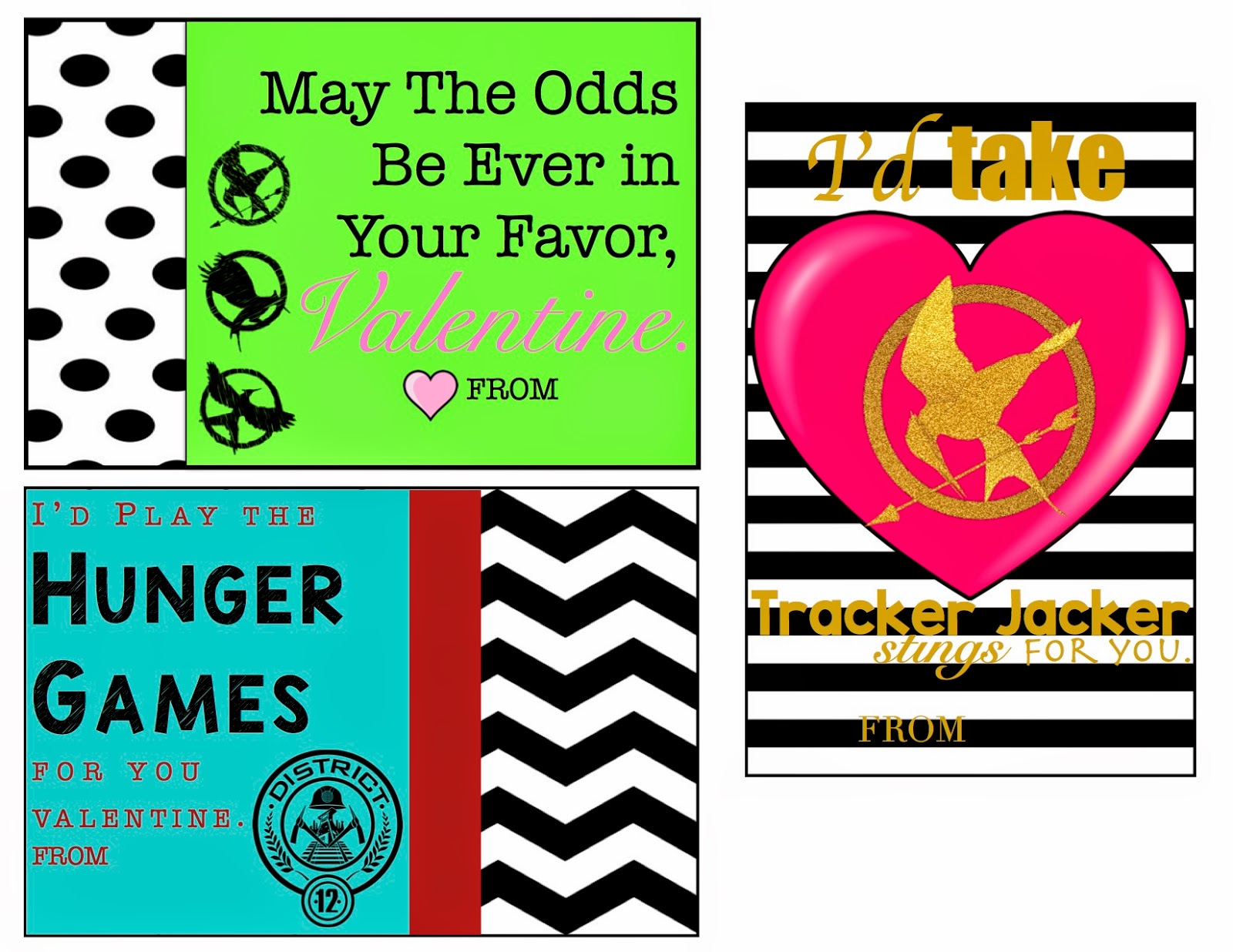 You've Been Framed: Hunger Games Valentines