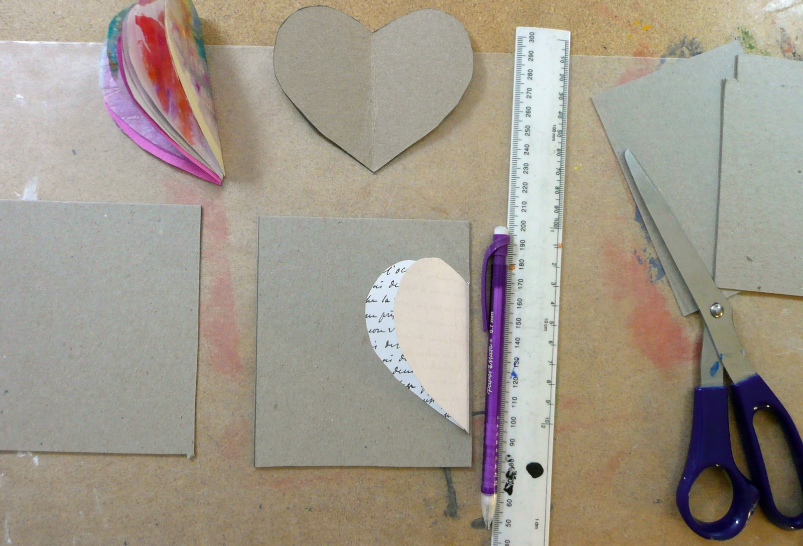 that artist woman: How to Make a Heart Book