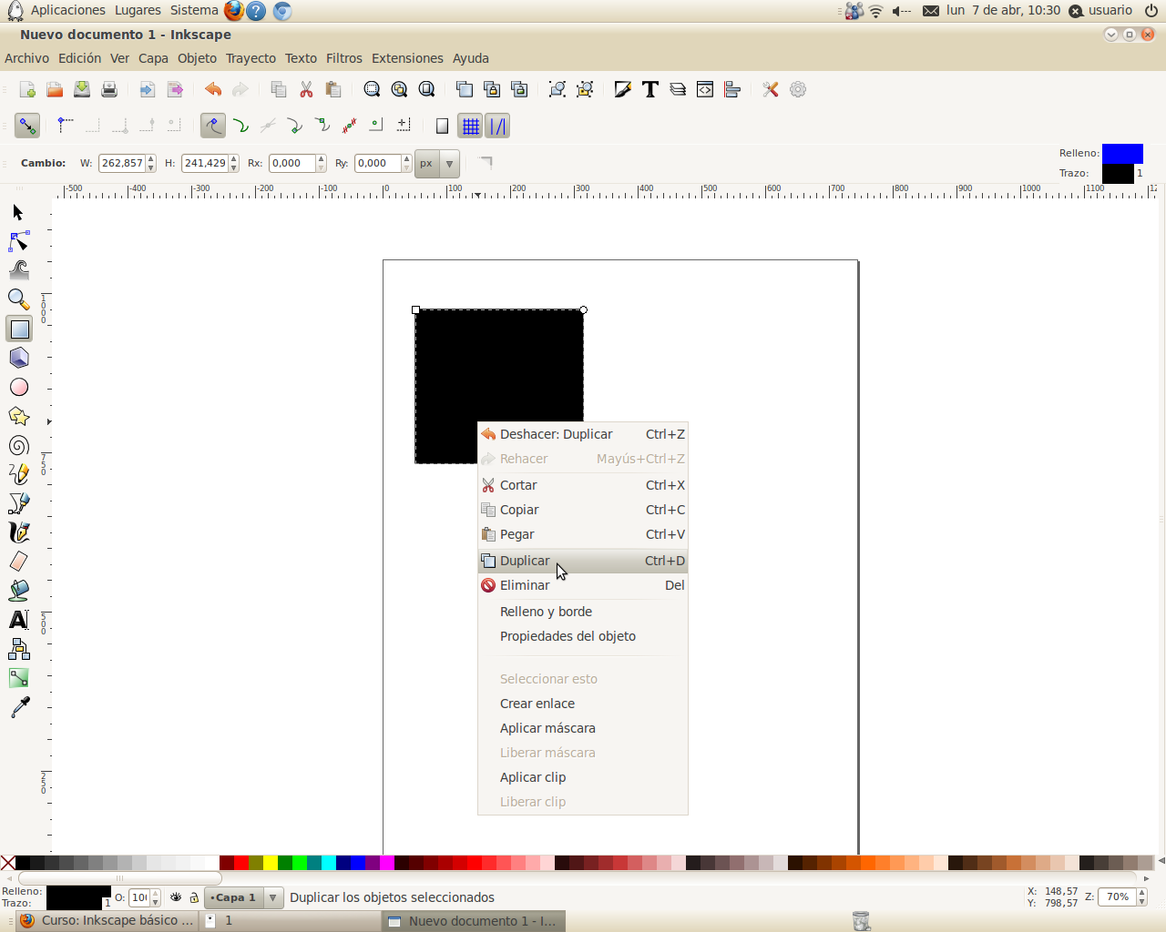Tutorial Inkscape: LOGO 4