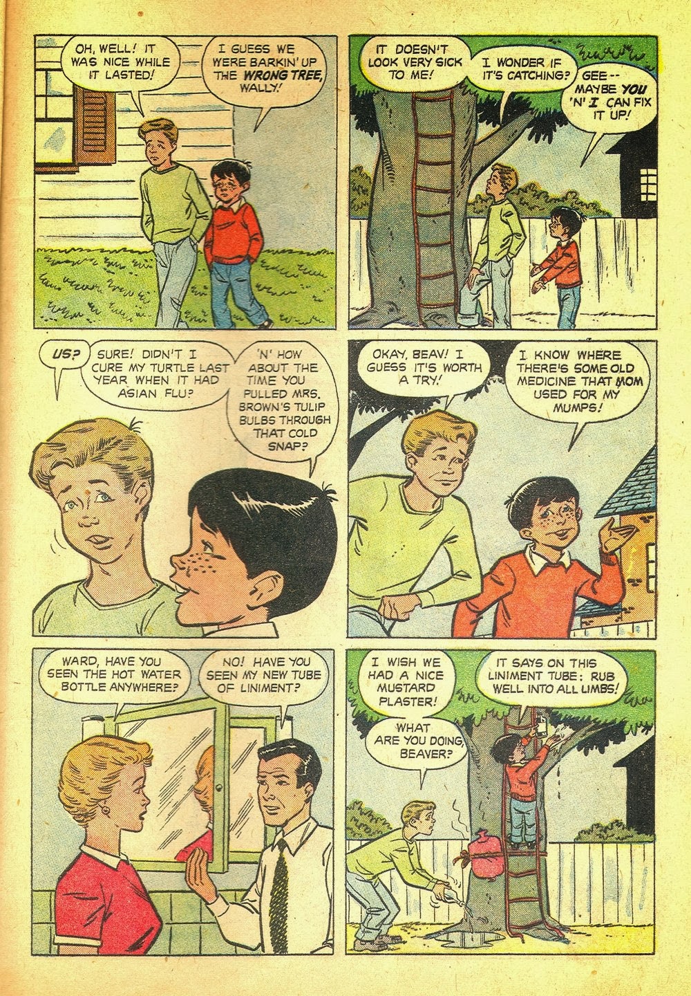 Saved From The Paper Drive: Comic Book Short Story~ Leave It To Beaver ...