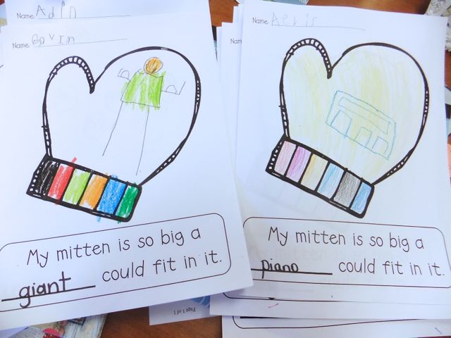 The Mitten Freebies and Links : Blue Skies with Jennifer White