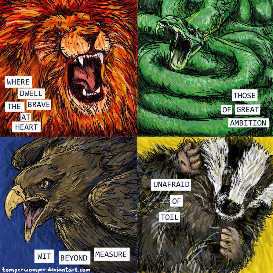 Harry Potter Memes The Four Houses Of Hogwarts harry-potter-memes-the-four-houses-of-hogwarts