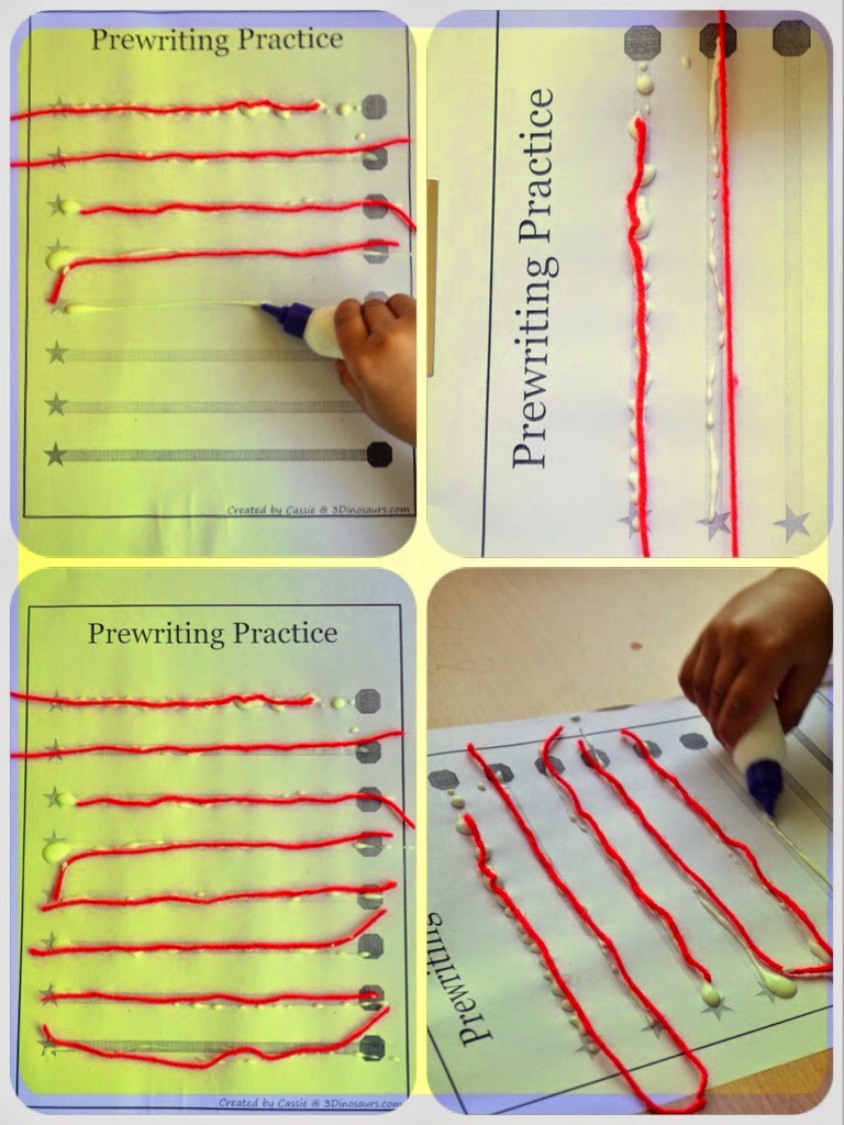 Practical Mom: Pre-writing Practice: At Age 3