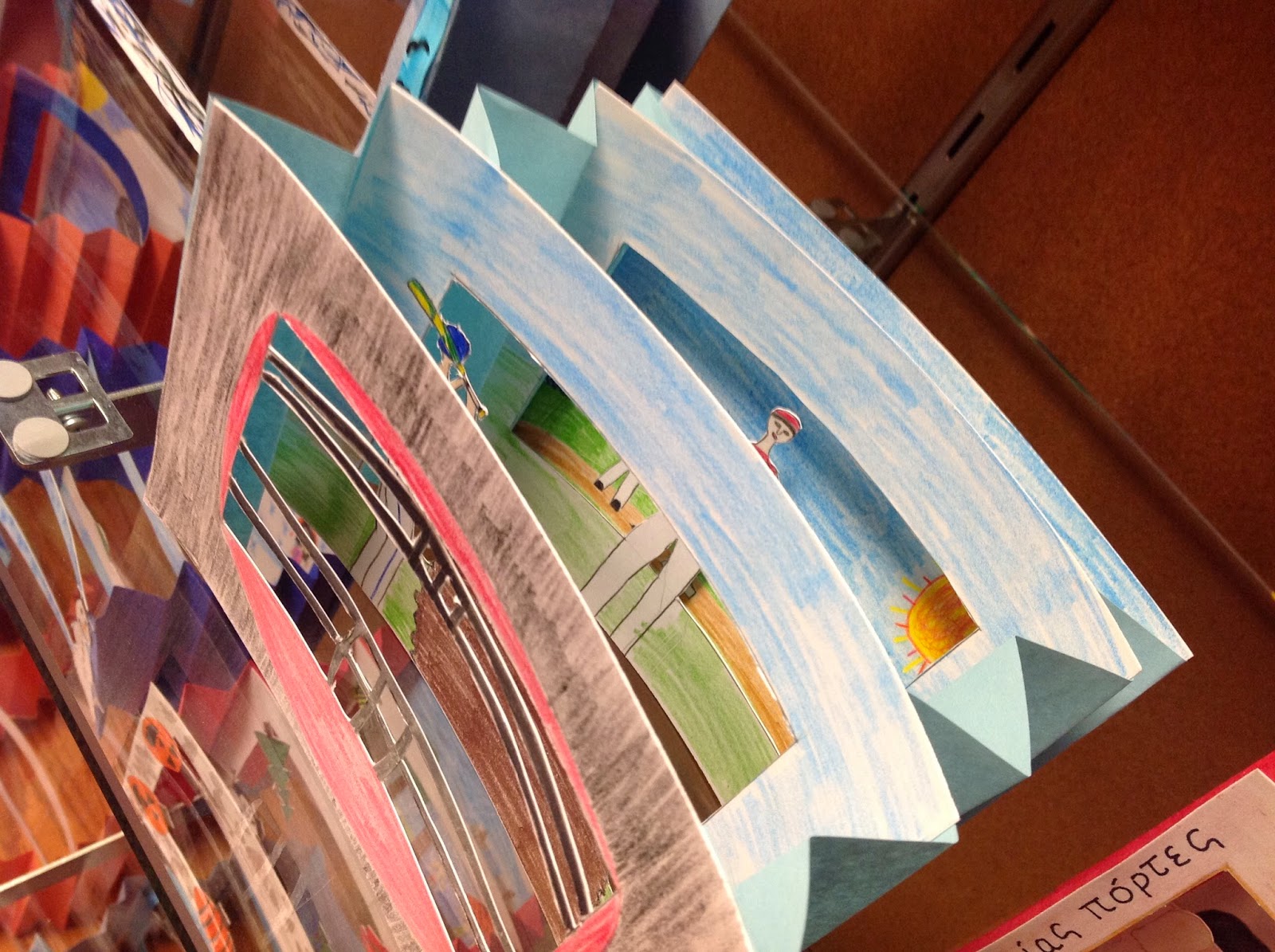 8th Grade Middle School Tunnel Book Art Lesson | Tunnel book, Book art ...