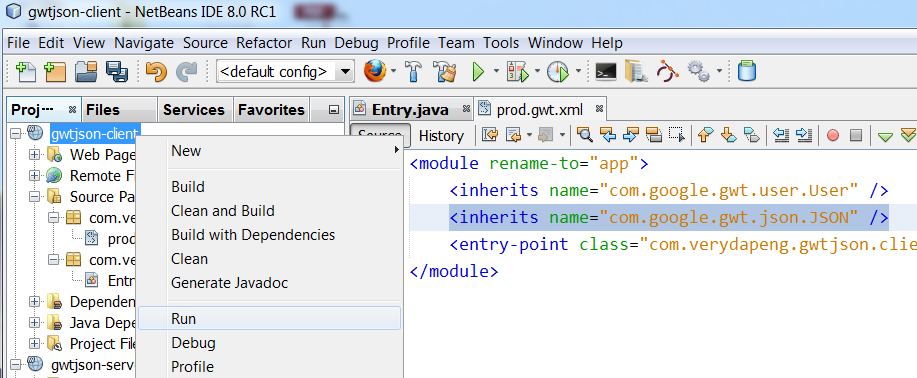 Fix It Anyway: GWT - client server communication - json Fix It Anyway: GWT - client server communication - json