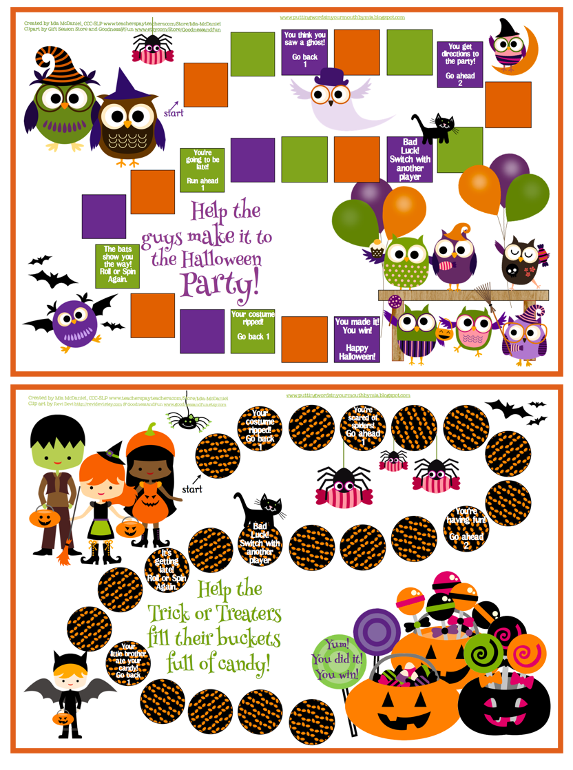 October Speech and Language Therapy Ideas