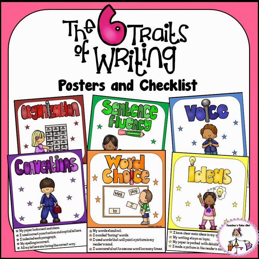 Teacher's Take-Out: 6-Traits Writing Posters and Checklist