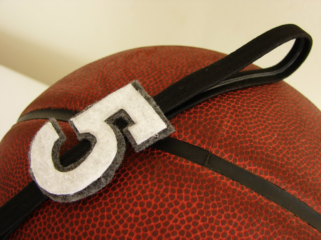 mk inspired: Sporty Number Headbands