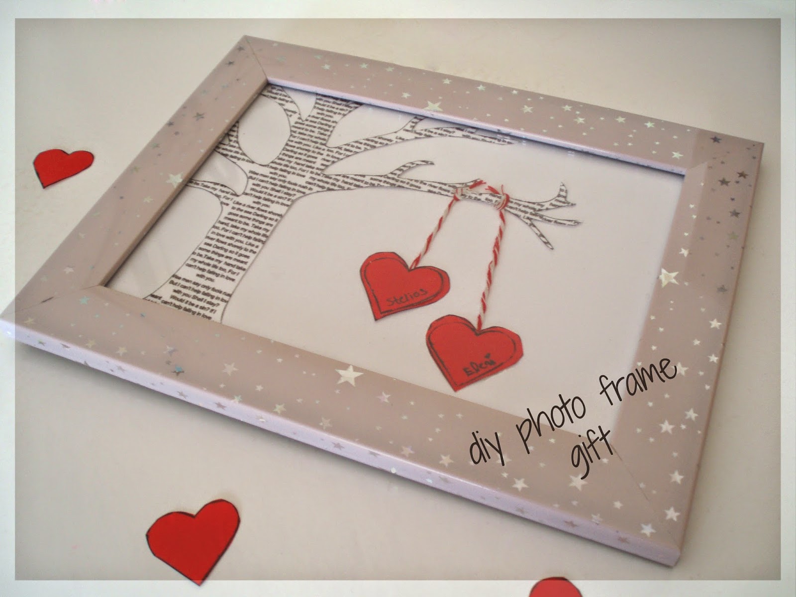 On The ChalkBoard Diy Photo Frame Gift on-the-chalkboard-diy-photo-frame-gift