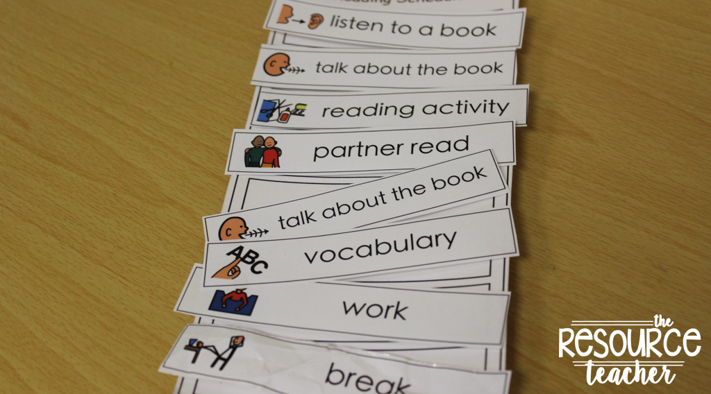The Resource Teacher Visual Mini Schedules the-resource-teacher-visual-mini-schedules