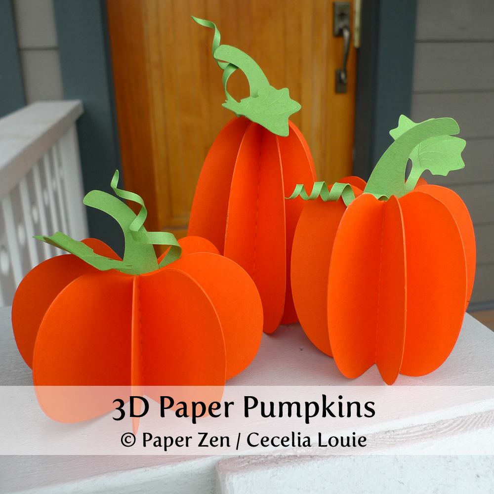 Paper Zen How To Make A Tiger Stripe Paper Pumpkin paper-zen-how-to-make-a-tiger-stripe-paper-pumpkin