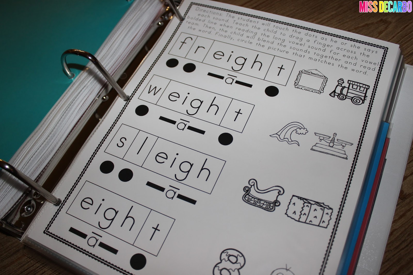 A Tour of My No Prep Intervention Binder - Miss DeCarbo