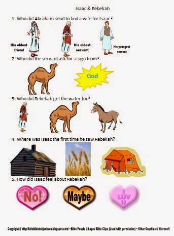 Bible Fun For Kids: Genesis: Isaac & Rebekah