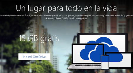 OneDrive Outlook ahora 15 GB gratis de almacenamiento | Abrir Correo ...
