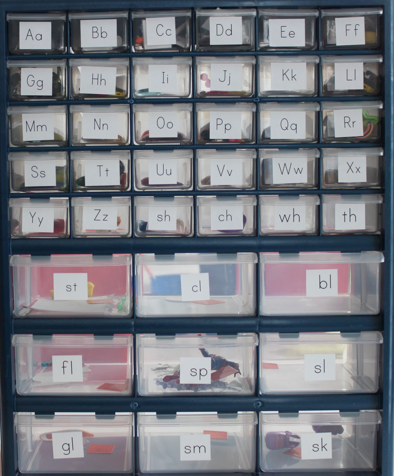 Our Alphabet Drawers - The Activity Mom