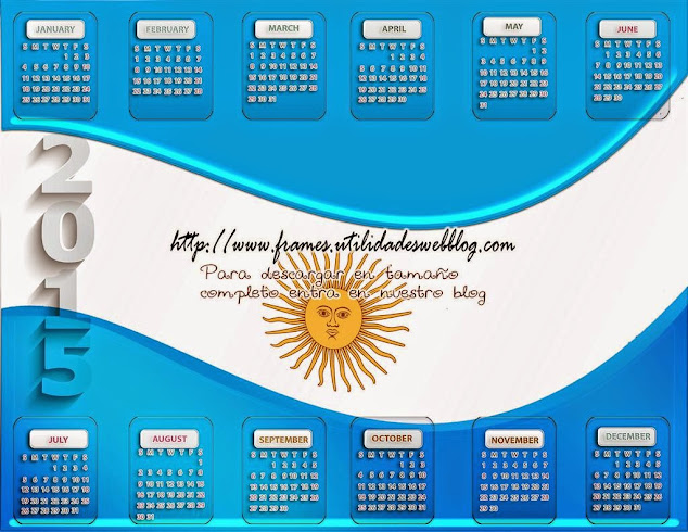 Calendario de Argentina | Photo Frames