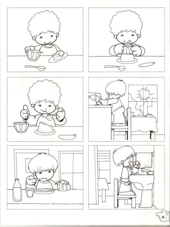 Secuencias dedibujos para colorear - Imagui