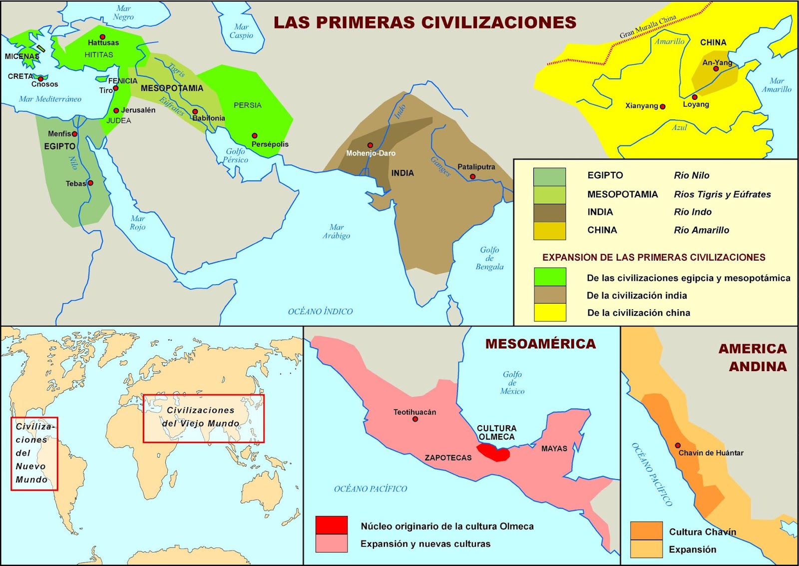 Atlas Histórico: Primeras civilizaciones