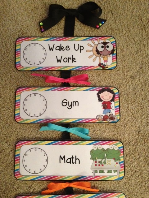 House Hunters Exhaustion & Editable Bright Stripes Schedule Cards ...