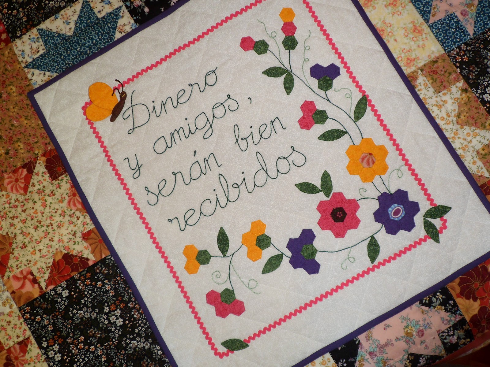 Flores de patchwork - Imagui