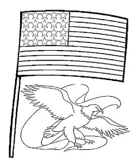 Kids Page: Independence Day Flags For Kids Coloring Pages