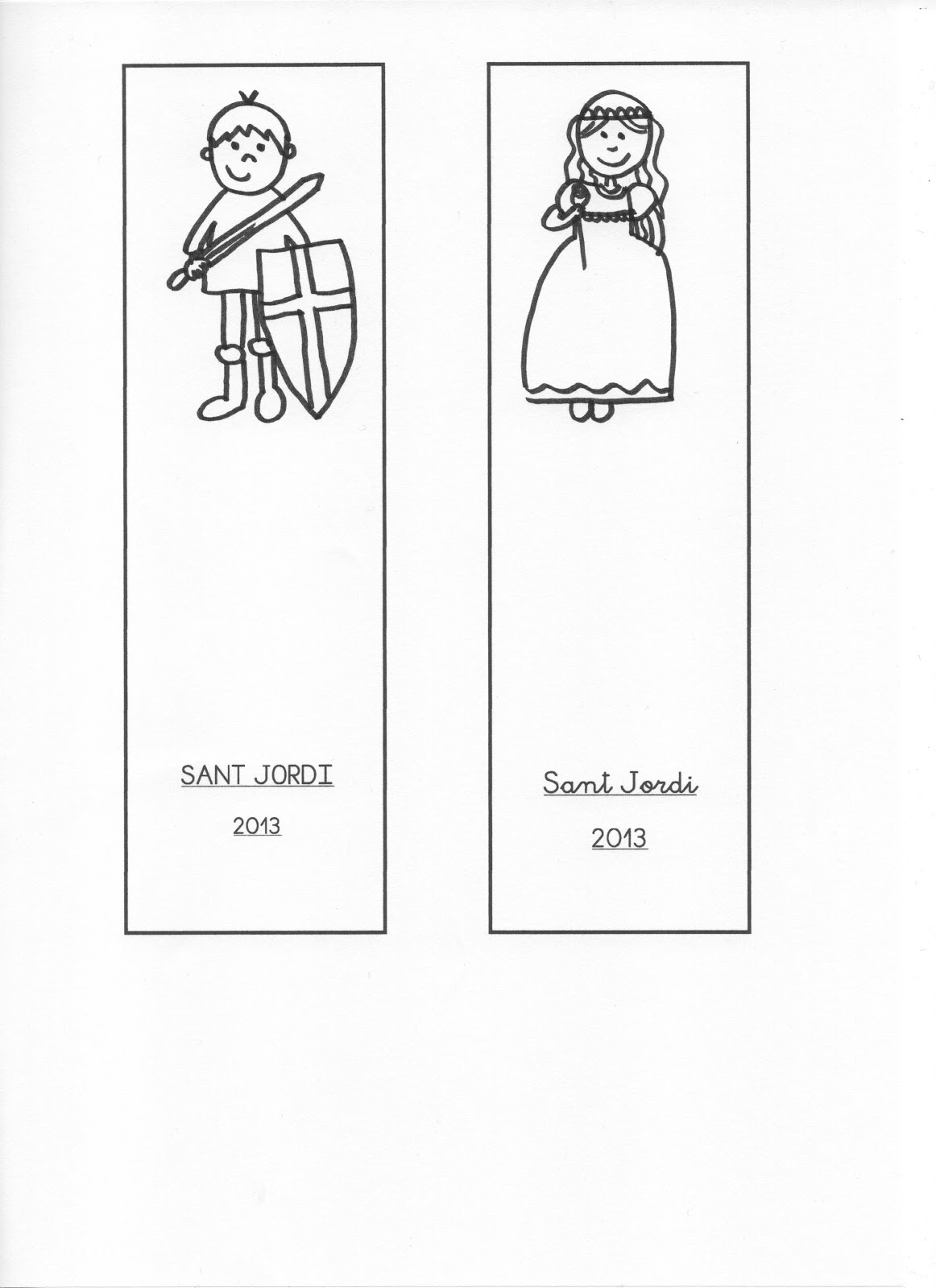 Un polsim de sal: Un punt de llibre per Sant Jordi | SANT JORDI ...