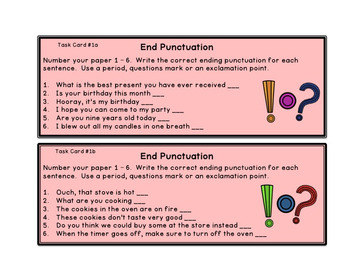 The Best of Teacher Entrepreneurs: Language Arts - "Task Cards ...