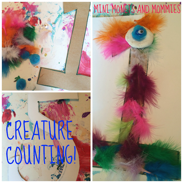 Mini Monets and Mommies: Monster Math: Creative Counting with Kids