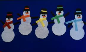 Fingerplays & Action Rhymes: 5 Little Snowmen