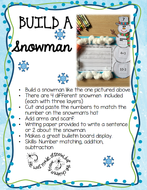 Winter Math Crafts - Loving Math