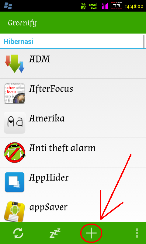 Aplikasi greenify - blulasem
