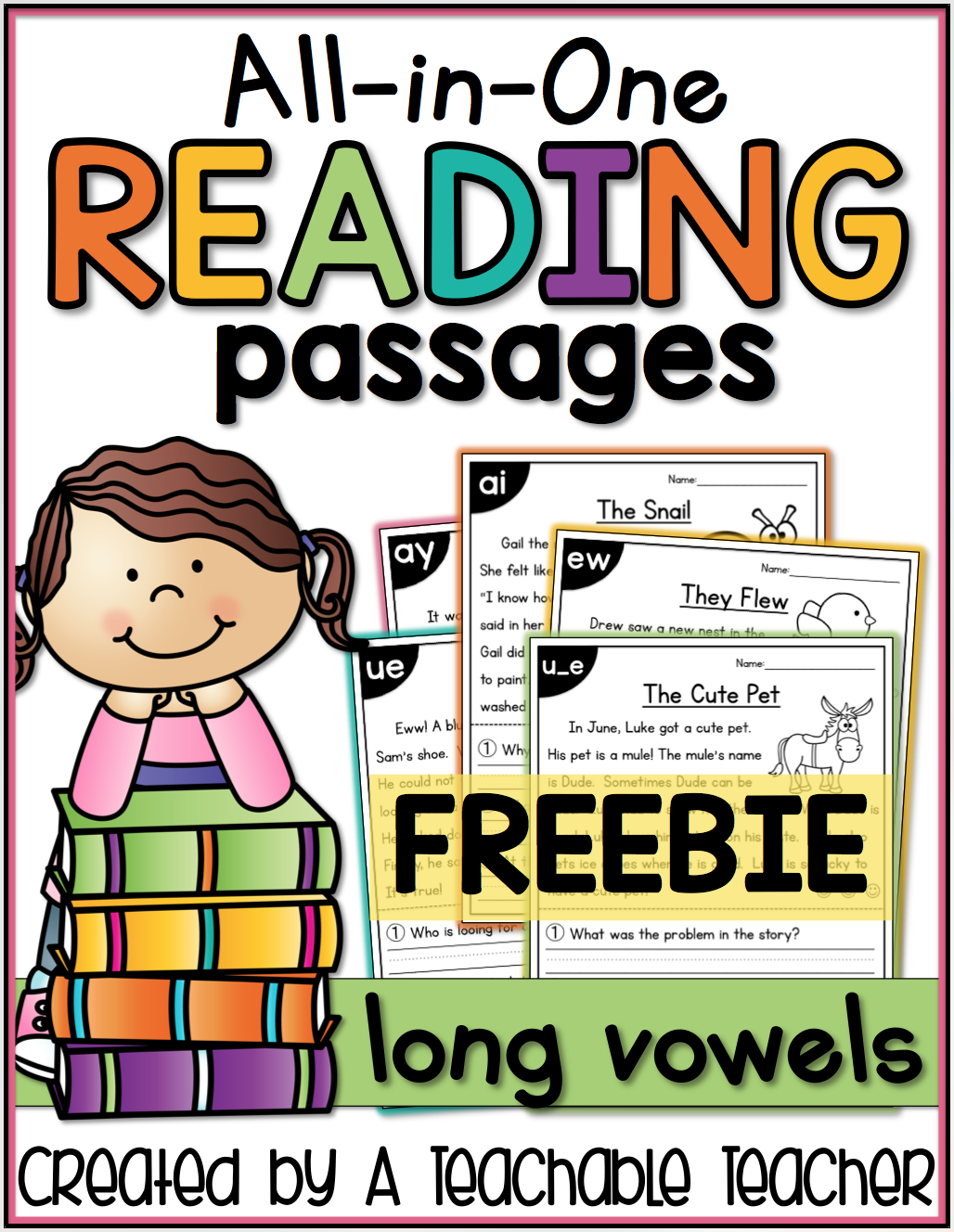 The Primary Pack All in One Reading Passages FREEBIE the-primary-pack-all-in-one-reading-passages-freebie