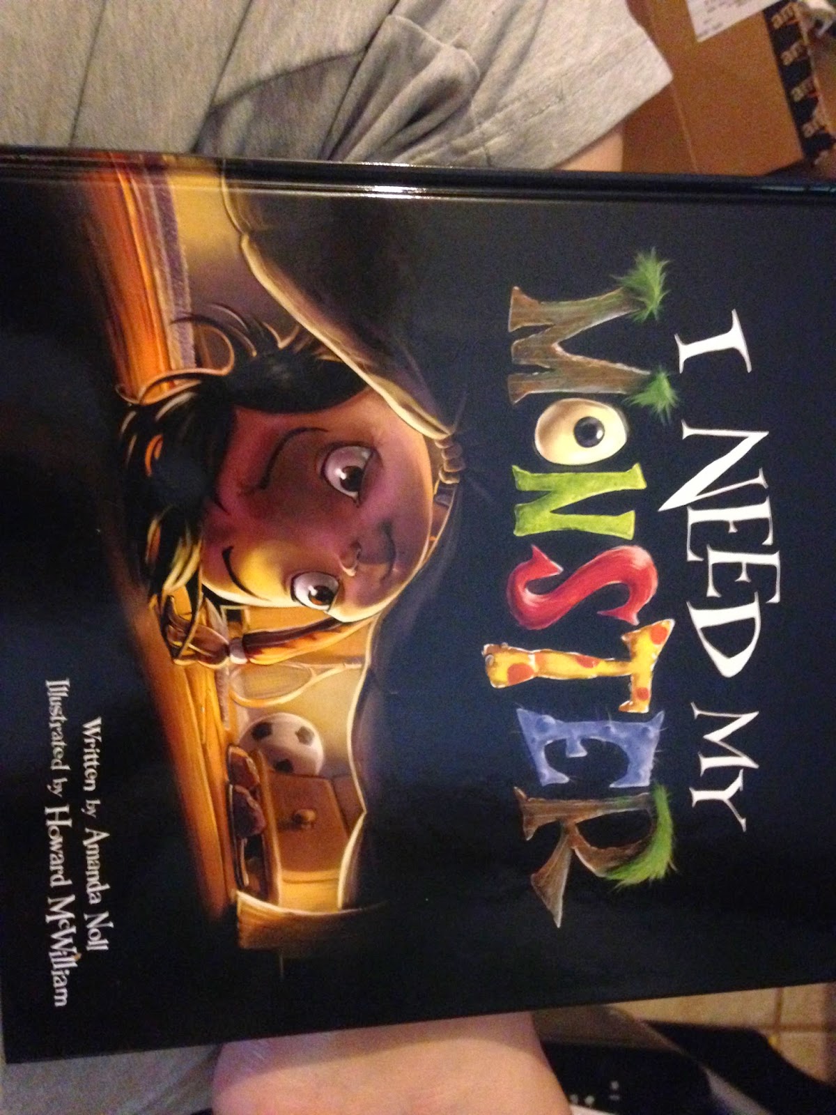 EDU:337 Children's Literature Blog: "I Need My Monster: by Amanda Noll