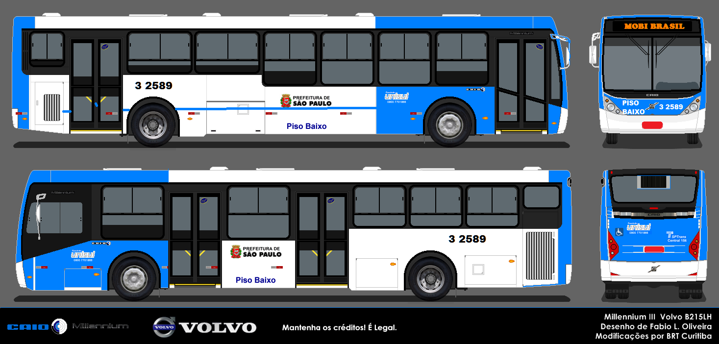 Desenhos SP Bus: caio millennium III mobi brasil Desenhos SP Bus: caio millennium III mobi brasil