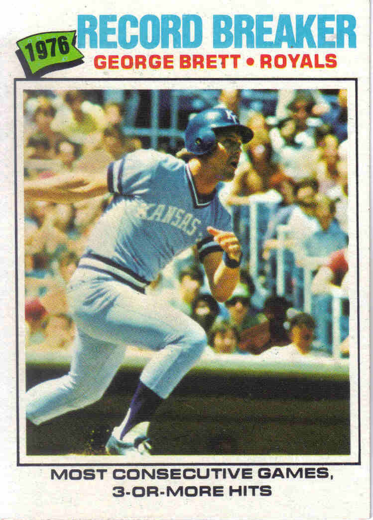 Baseball 1977: 1977 Topps Baseball #231 - 1976 Record Breaker George Brett
