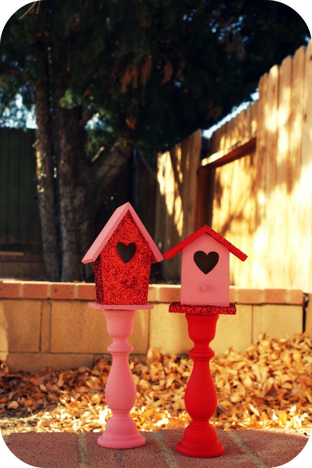I Heart My Glue Gun: Valentine's Day Birdhouses