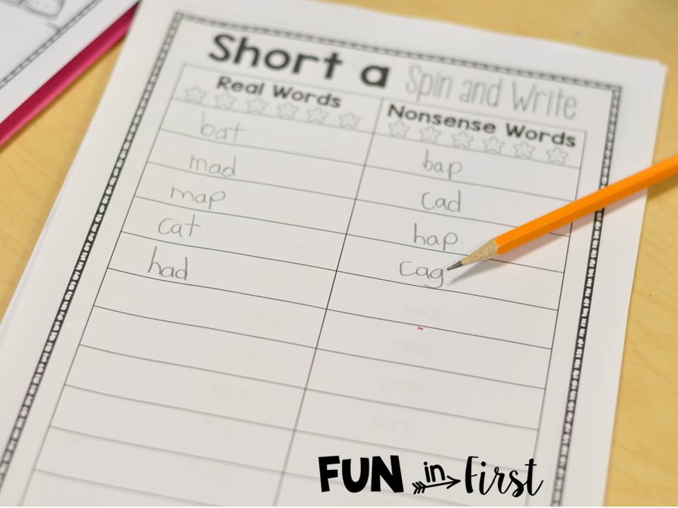 Short Vowel Intervention - Fun in First