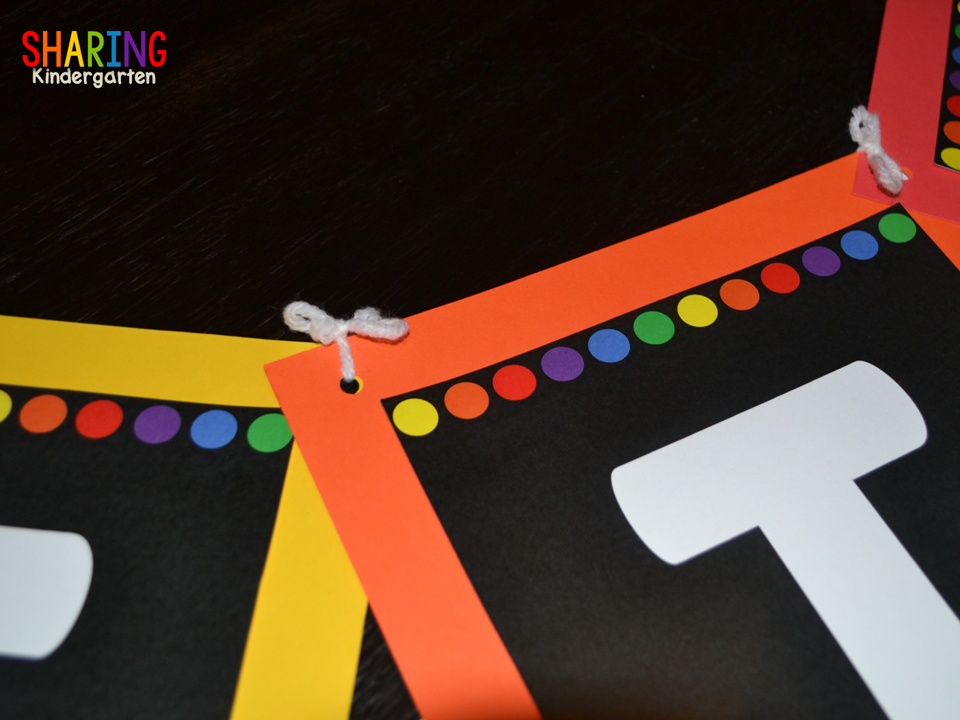 How to Make a Classroom Banner - Sharing Kindergarten