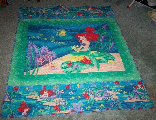 Kari's Crafts: Little Mermaid Quilt