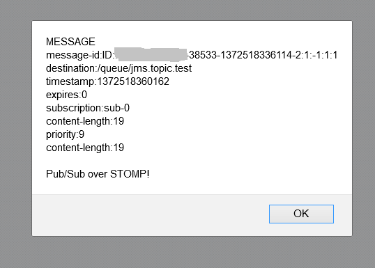 Easy Messaging with STOMP over WebSockets using ActiveMQ and HornetQ_getacceptorconfigurations ...