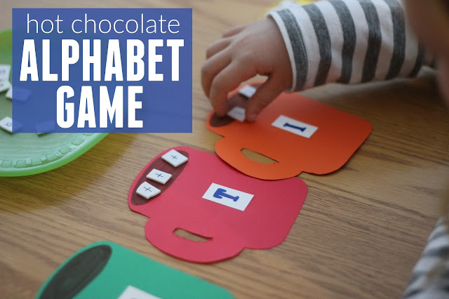 Hot Chocolate Alphabet Matching Game | Toddler Approved! | Bloglovin’