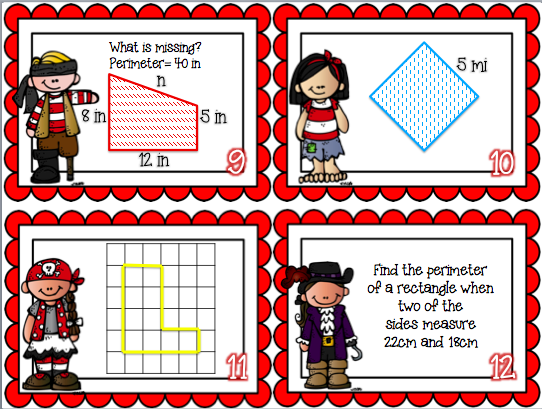 The Best FOR the Best Blog Hop : My Perimeter Pirates Task Cards - 3rd ...