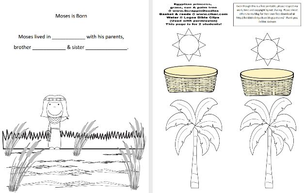 Bible Fun For Kids: Moses: Birth - Marriage