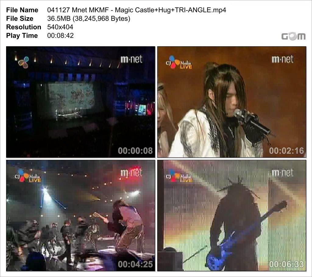 Another TVXQ Archive: 041127 TVXQ - Magic Castle+Hug+TRI-ANGLE [Mnet MKMF]